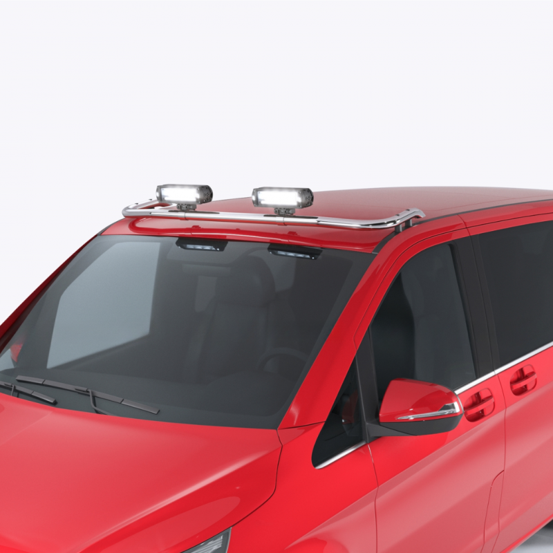 Rampe de toit - 2 feux - Ø40mm - Mercedes VITO 2019+ - Classe V 2019 ...